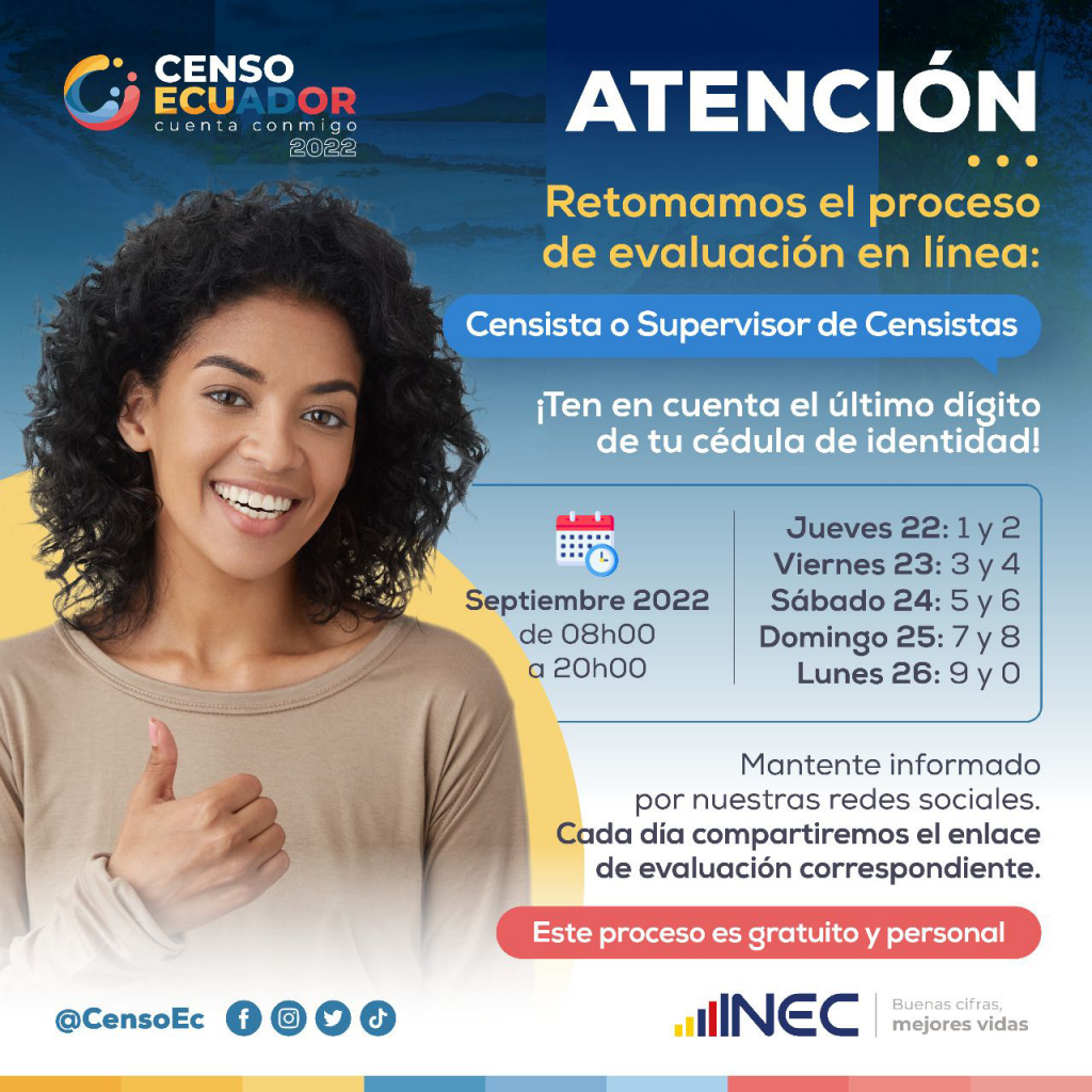 Trabaja con nosotros – Instituto Nacional de Estadística y Censos